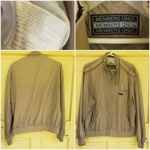 Members Only | Jackets & Coats | Vintage Unisex Members Only Jacket ...
